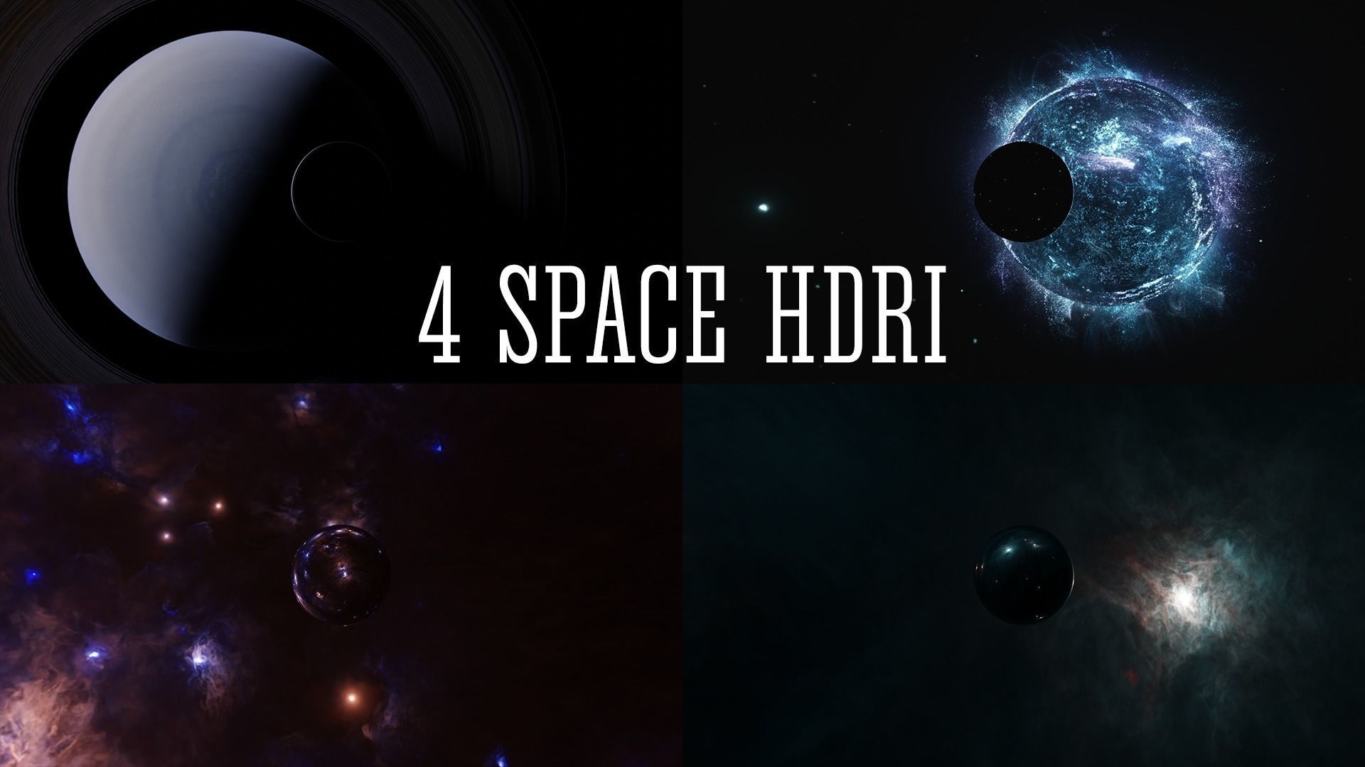 3D model Space and nebula HDRI Sci-fi 3D Model Collection VR / AR / low-poly | CGTrader