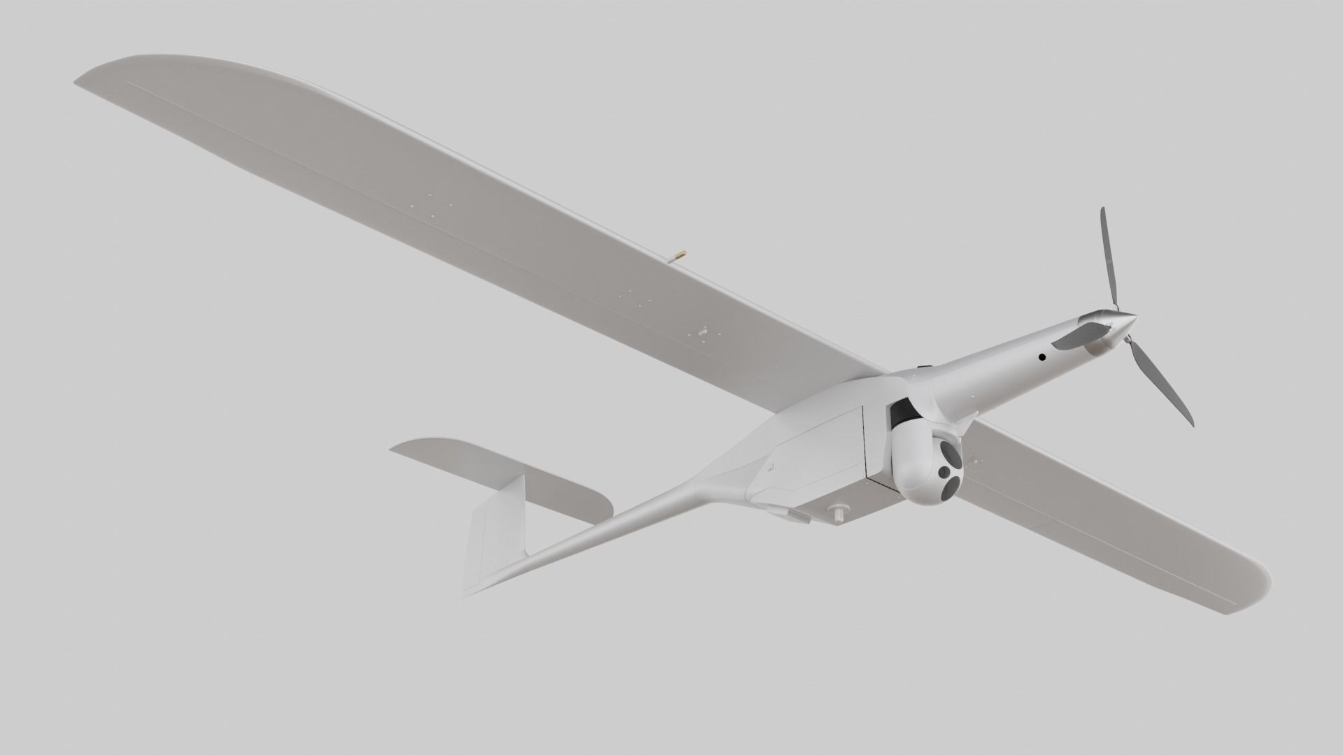 Drone FlyEye 3D model animated | CGTrader