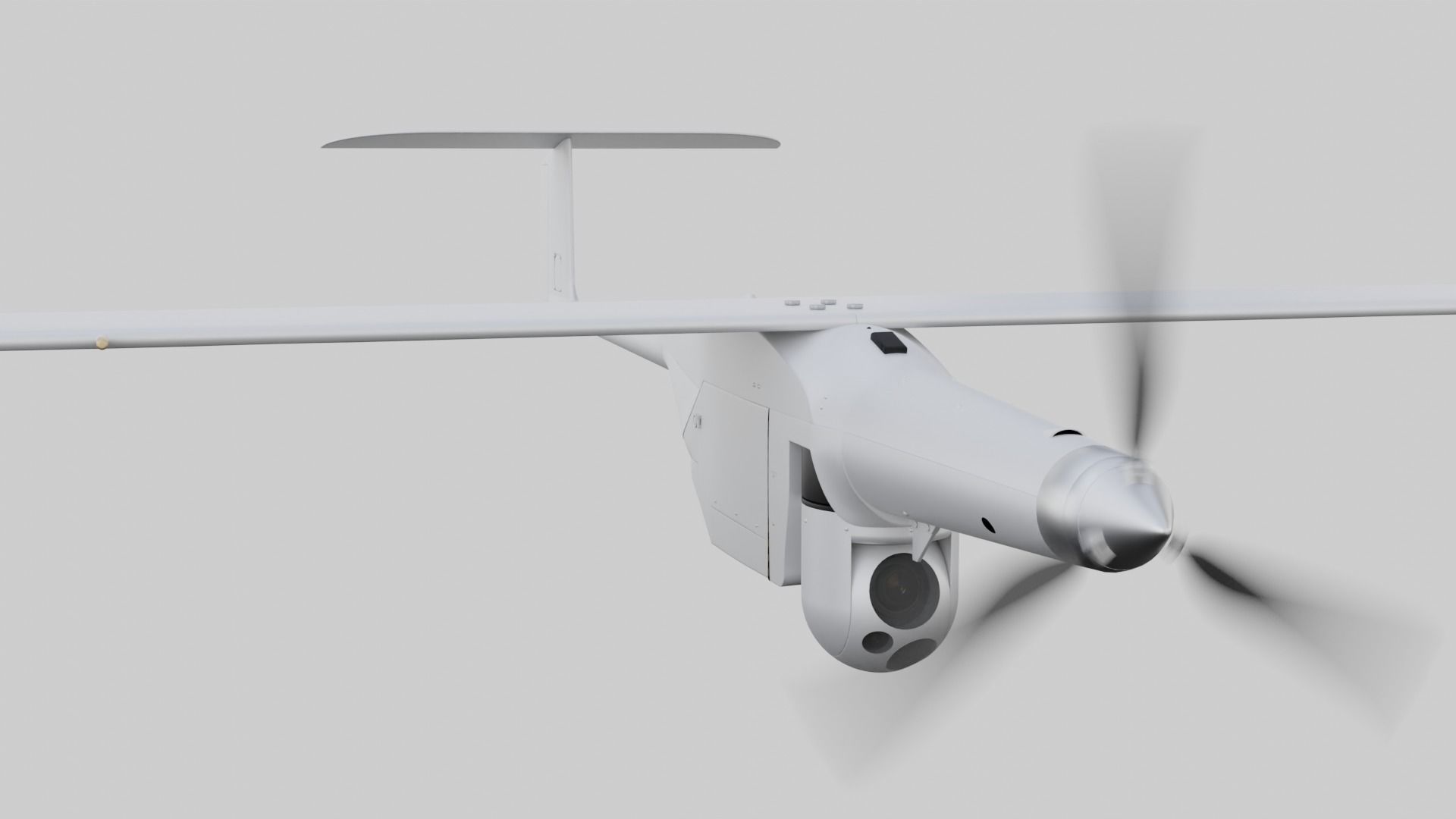 Drone FlyEye 3D model animated | CGTrader