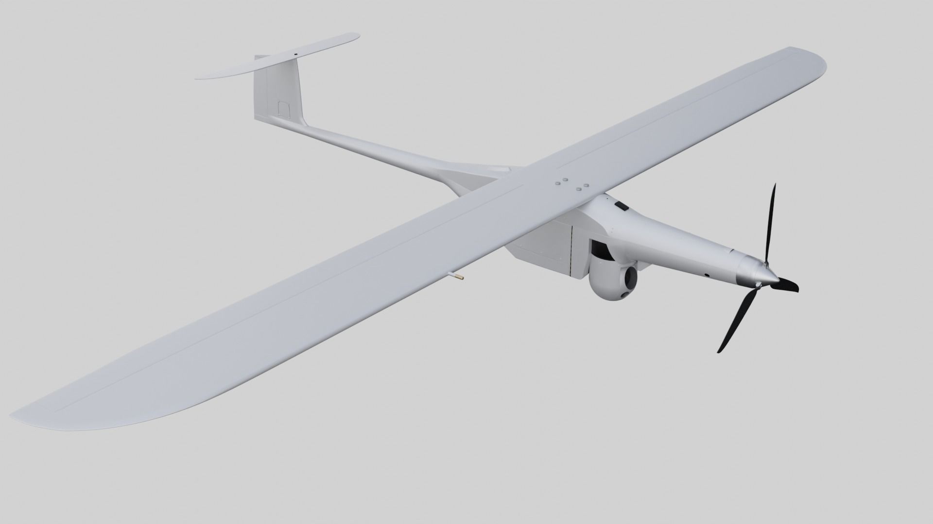 Drone FlyEye 3D model animated | CGTrader