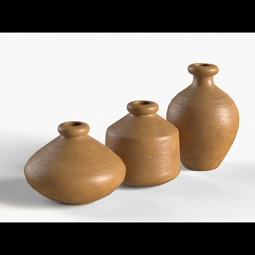 3D model Traditional Pots VR / AR / low-poly | CGTrader
