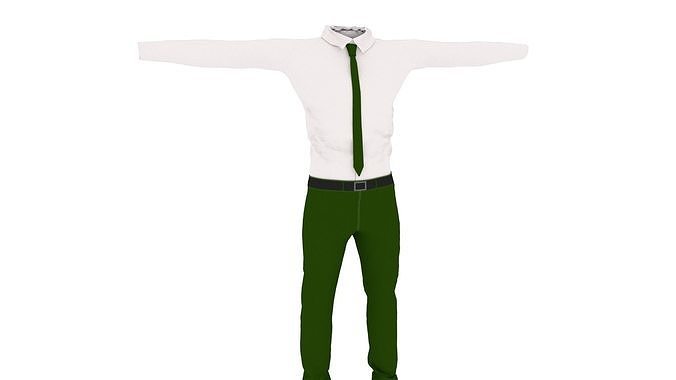 3D model T-Pose Clothing VR / AR / low-poly | CGTrader