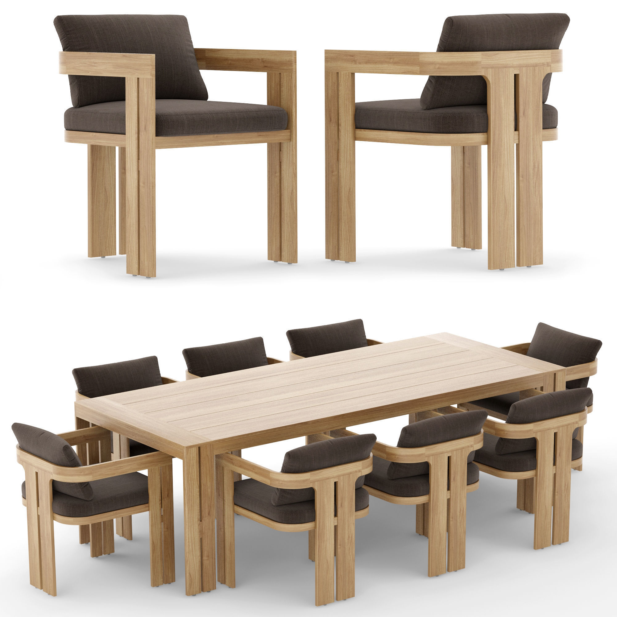 RH Outdoor Matira collection 3D model | CGTrader