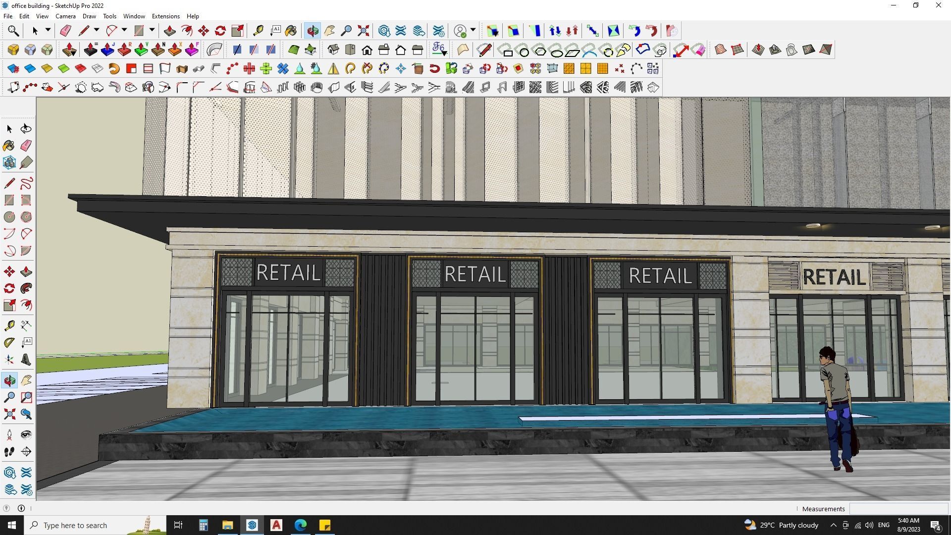 office building 3d model sketchup 3D model | CGTrader