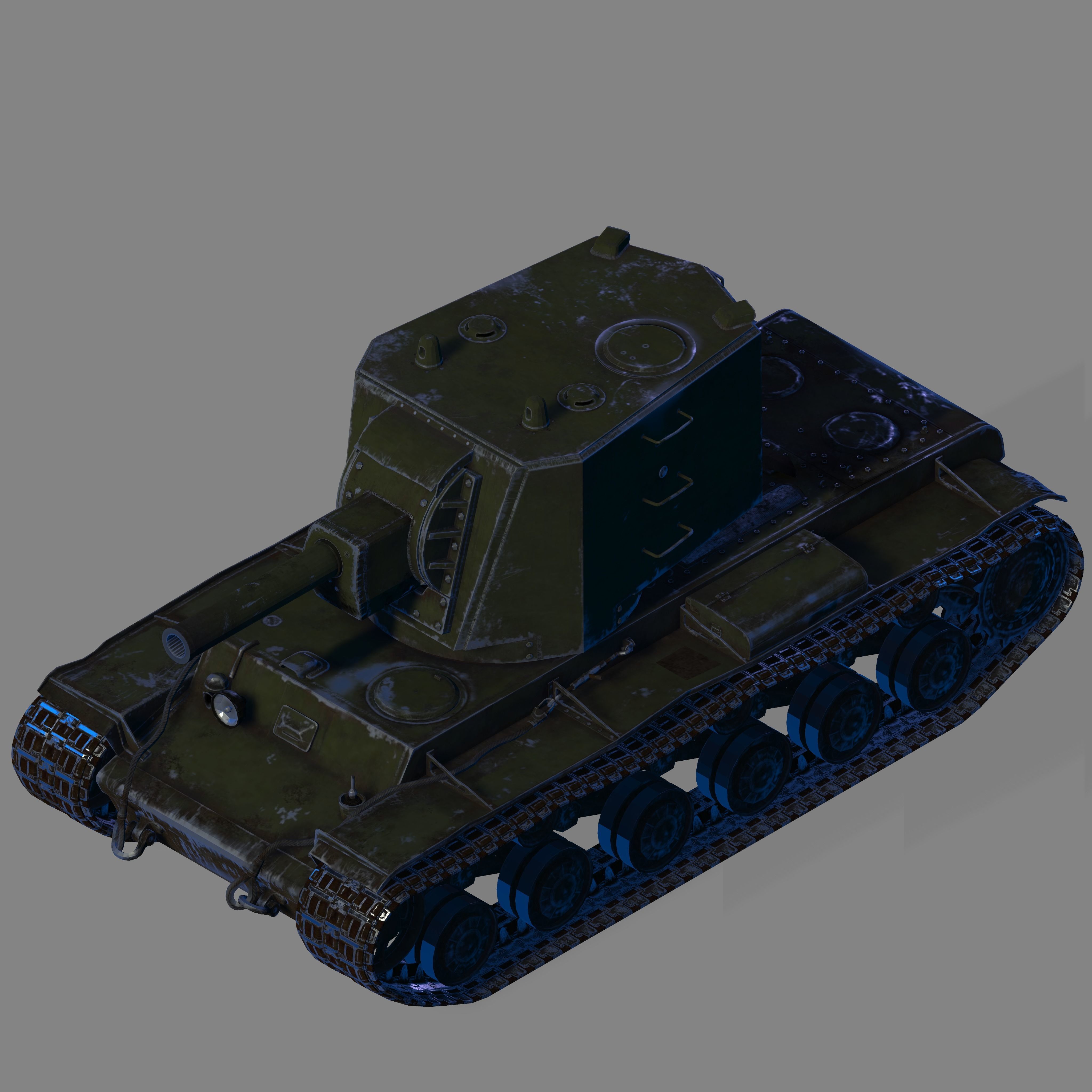 KV 2 1939 3D model | CGTrader