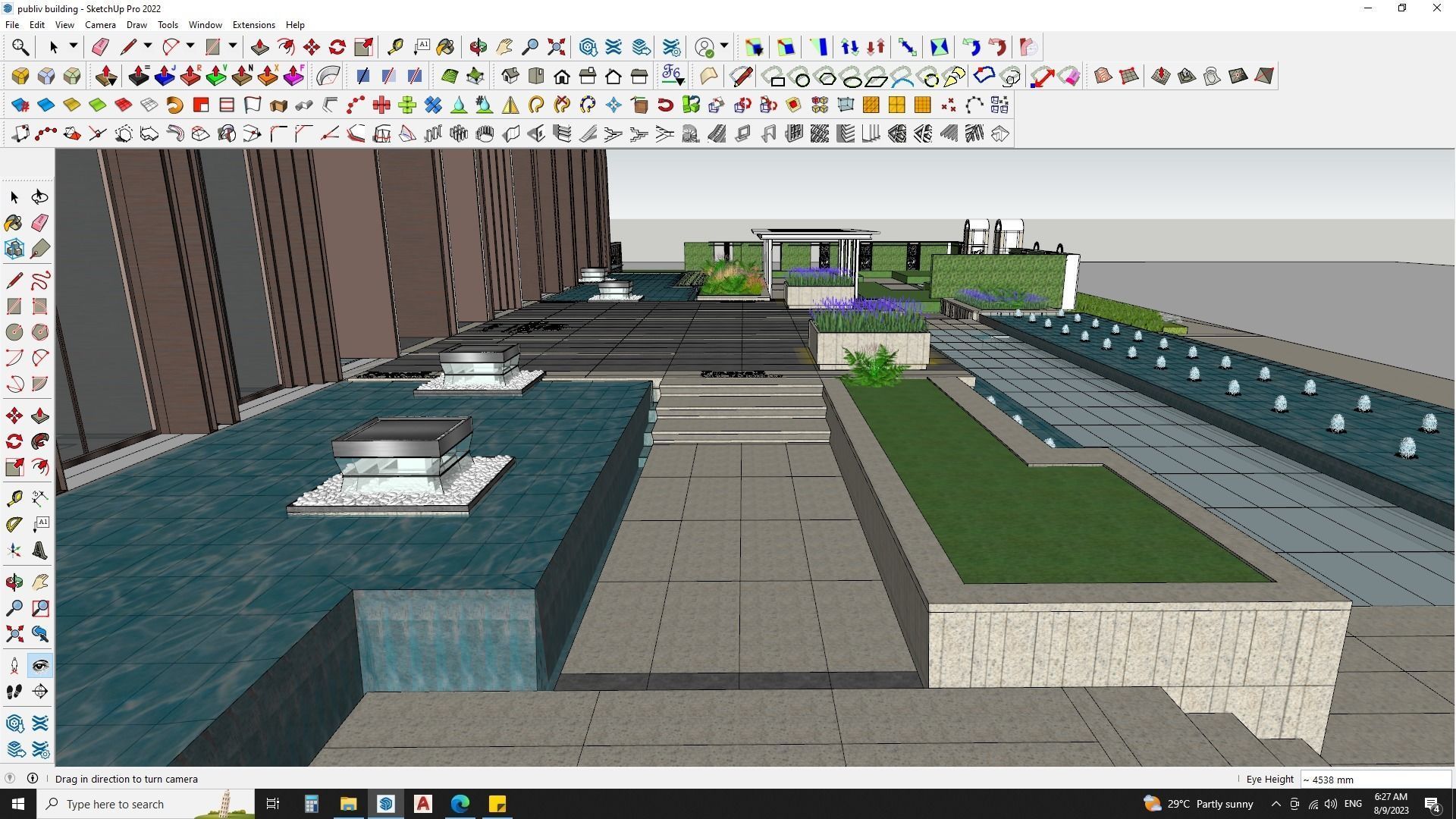 3D architecture model of university library building 3D model | CGTrader