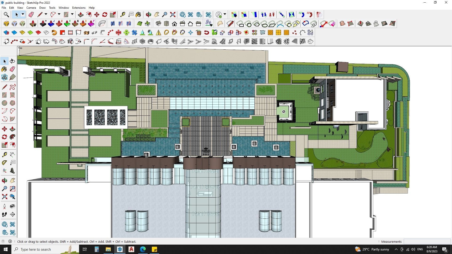 3D architecture model of university library building 3D model | CGTrader