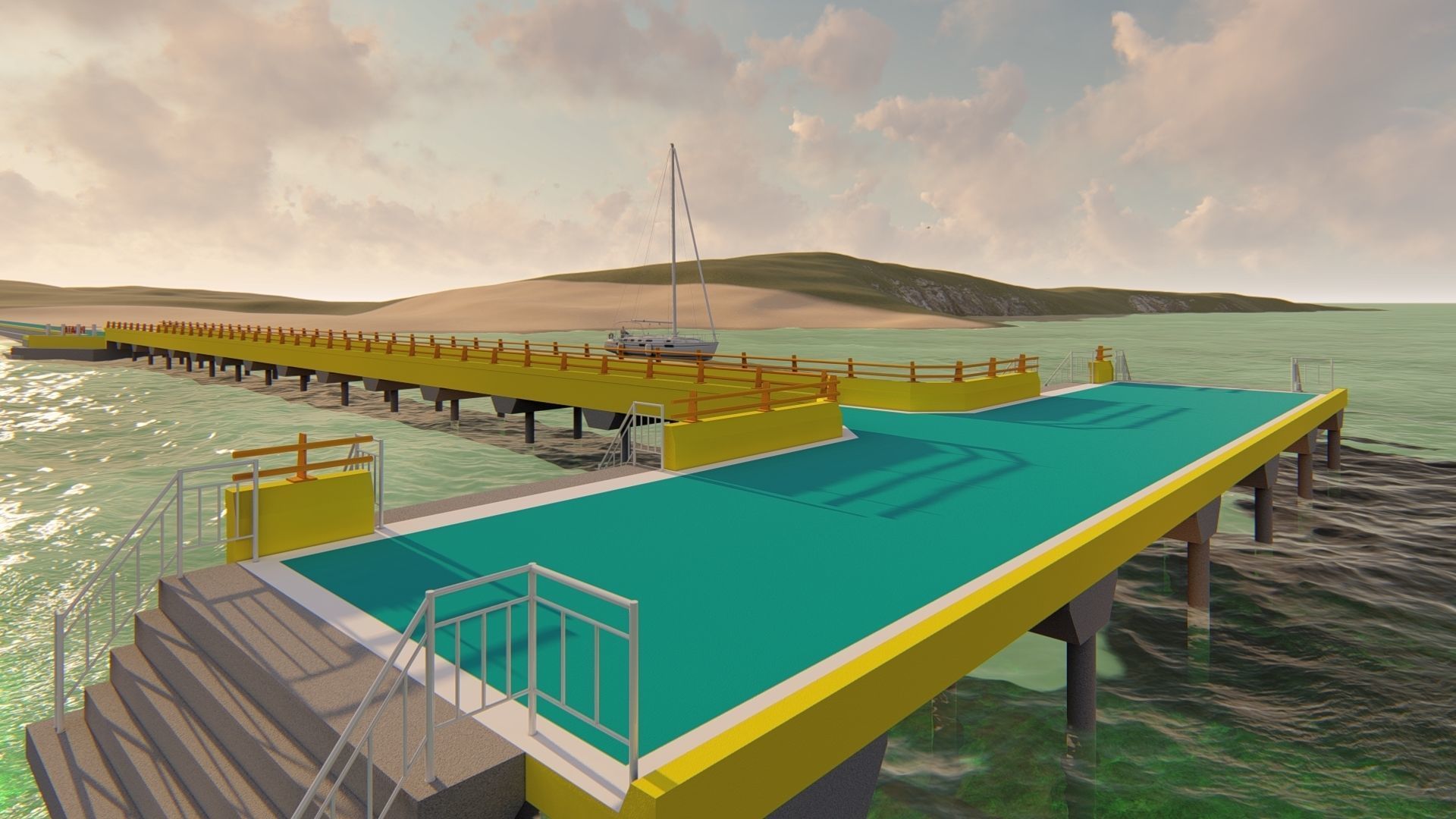 Pagatan groin rehabilitation 3D model animated | CGTrader