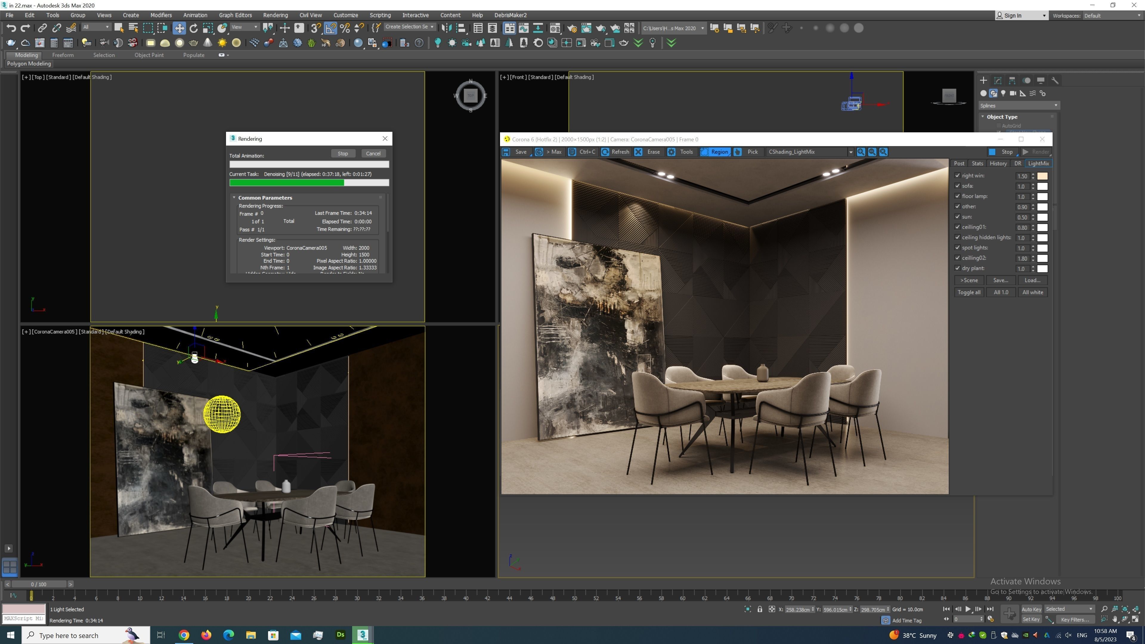 Interior Scene Living Room 19 3D model | CGTrader