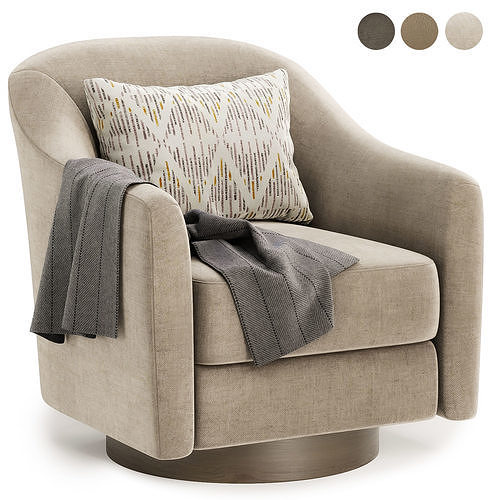 COQUETTE SWIVEL CHAIR 3D model | CGTrader
