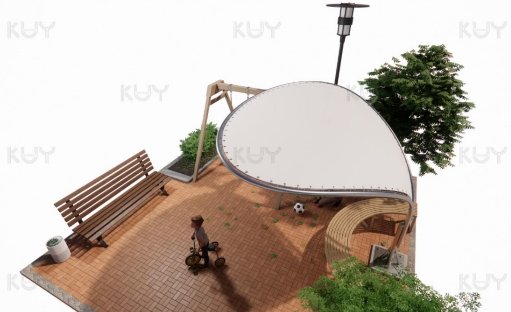 petal module one petal 3D model | CGTrader