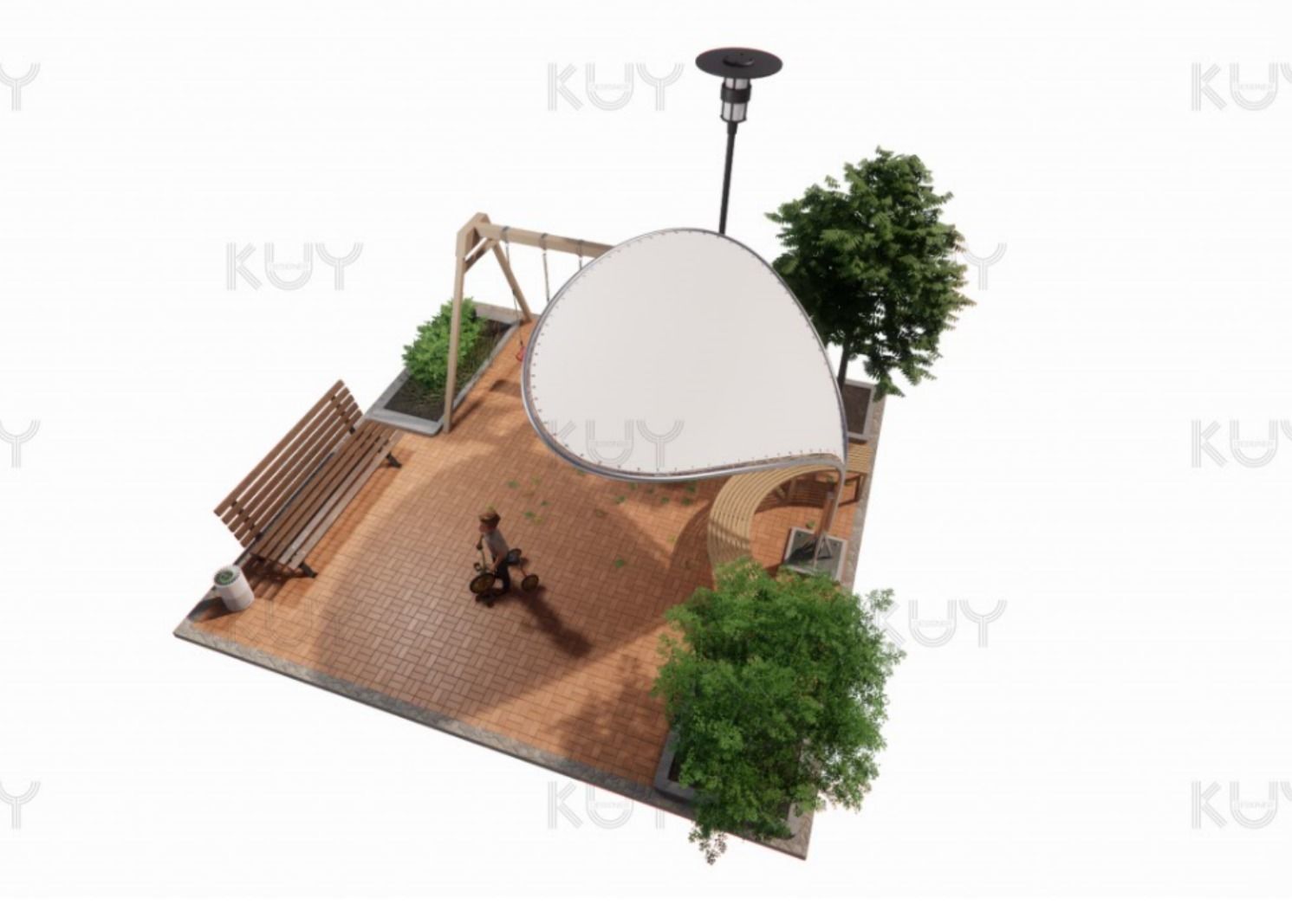 petal module one petal 3D model | CGTrader