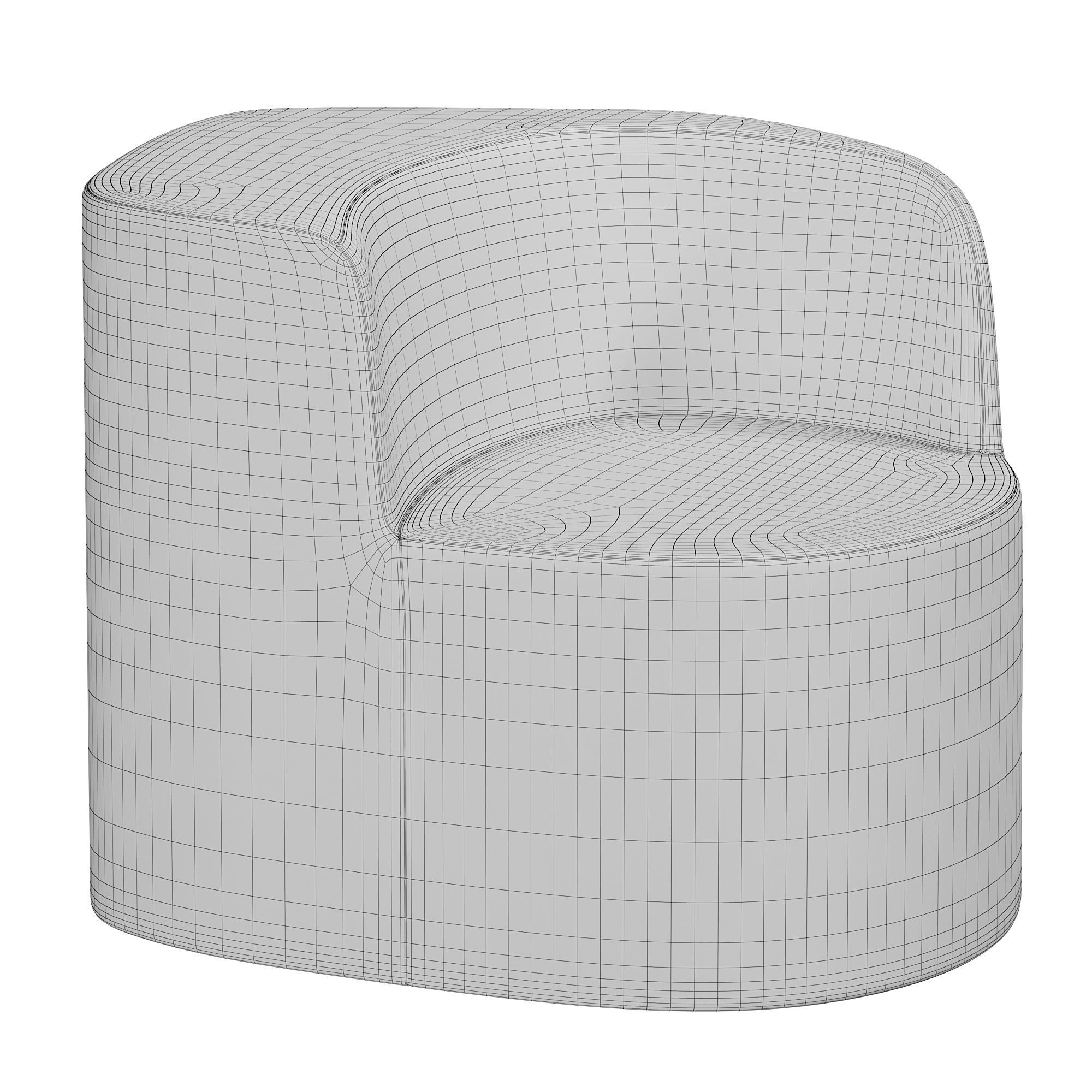 Taba armchair by Alfredo Haberli 3D model | CGTrader