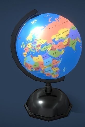 Globe 3D model | CGTrader