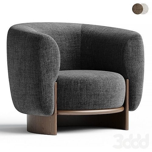 HUG Armchair by Parla design 3D model 3D model | CGTrader