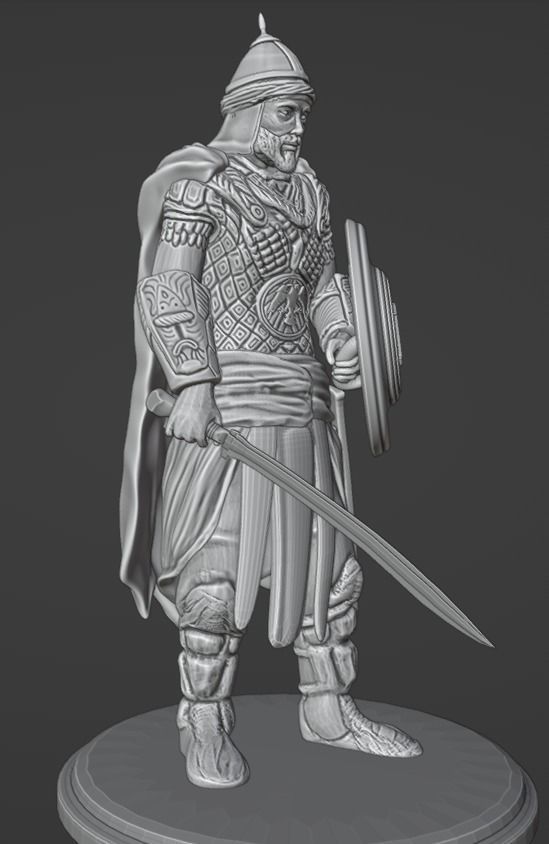 Seljuk state soldier 3D model 3D printable | CGTrader