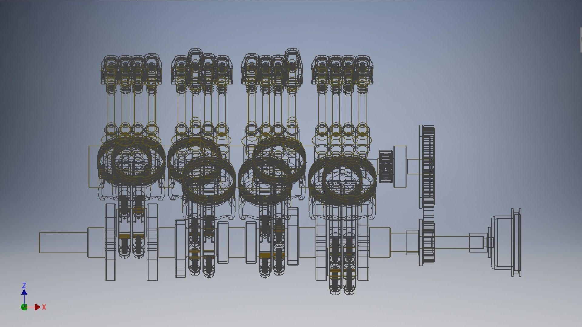 V8 Engine Crankshaft 3D model 3D model | CGTrader