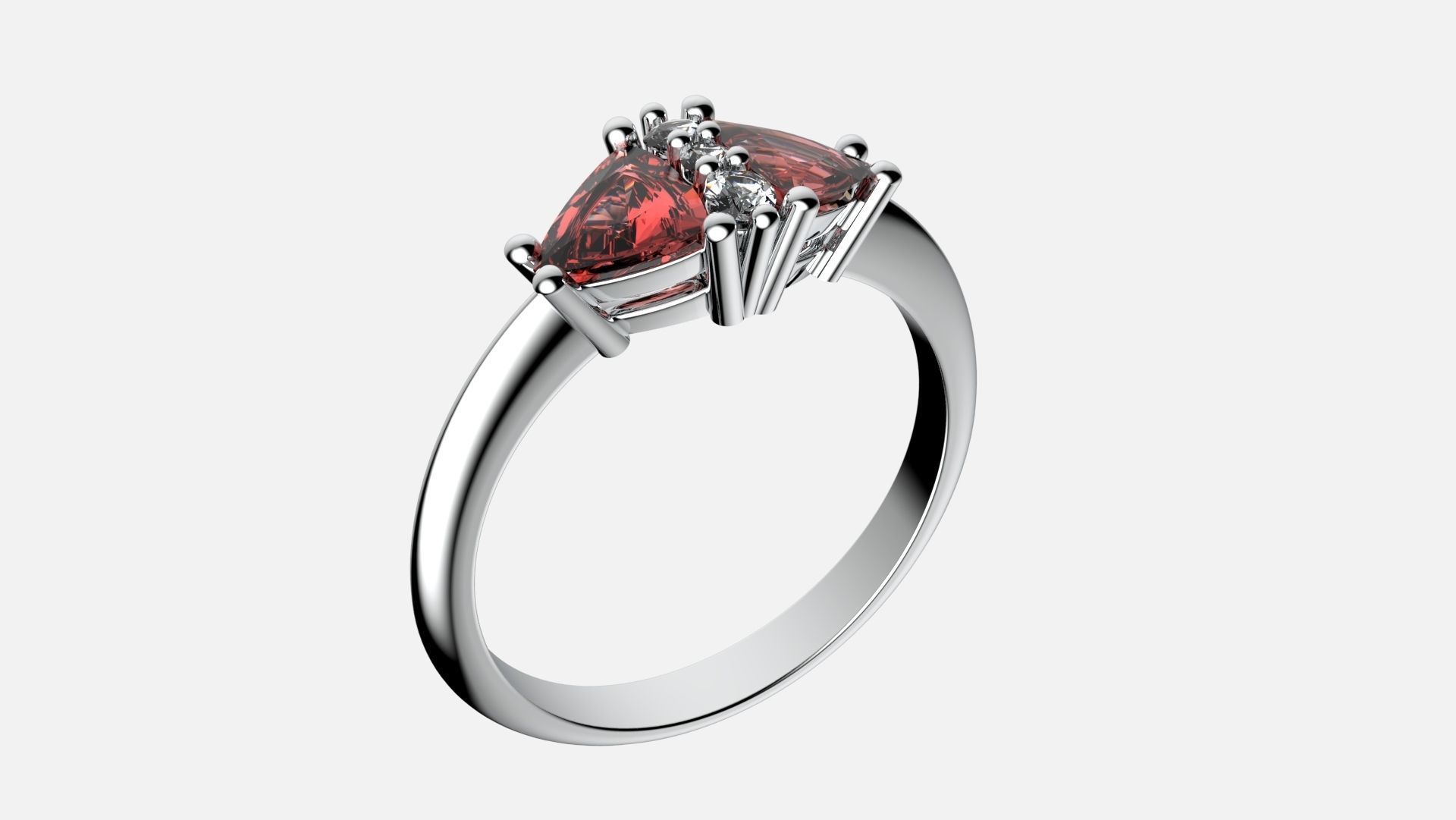 Isabella Jewelry Diamond Ring 3dm 3D print model 3D print model 3D ...