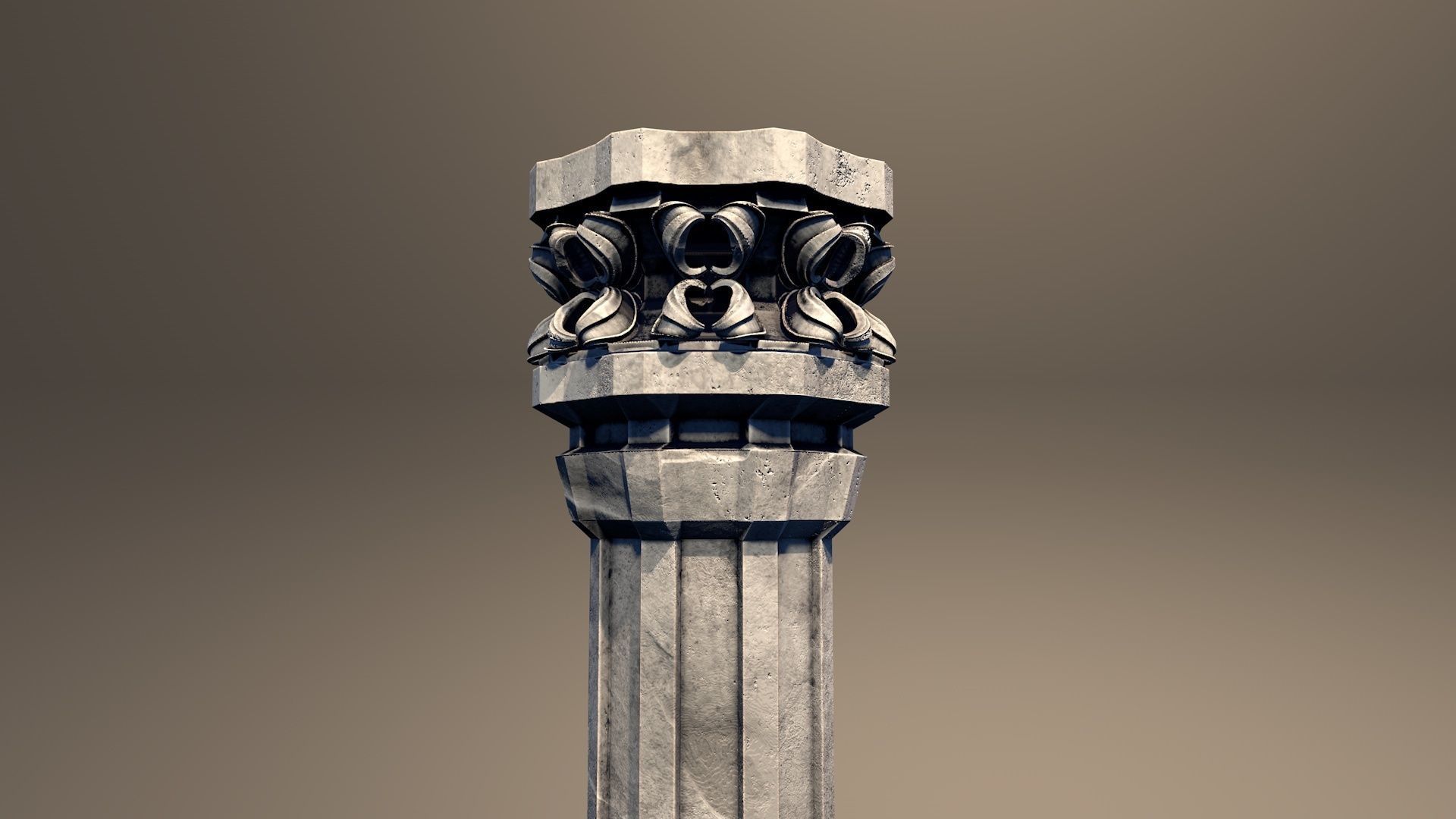 3D model Column Castle Pillar VR / AR / low-poly | CGTrader