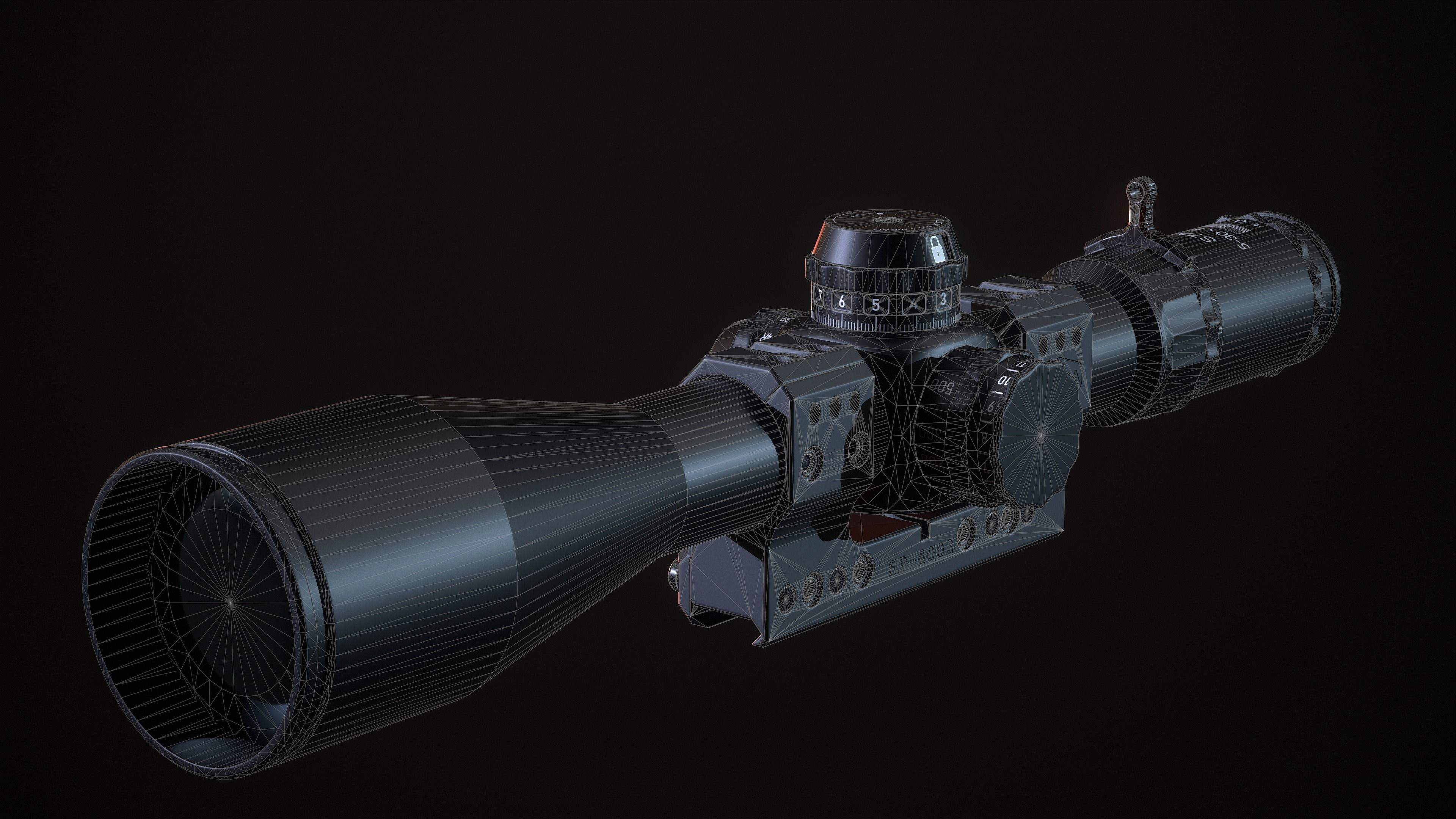 3D model Multi Caliber Sniper Rifle VR / AR / low-poly | CGTrader