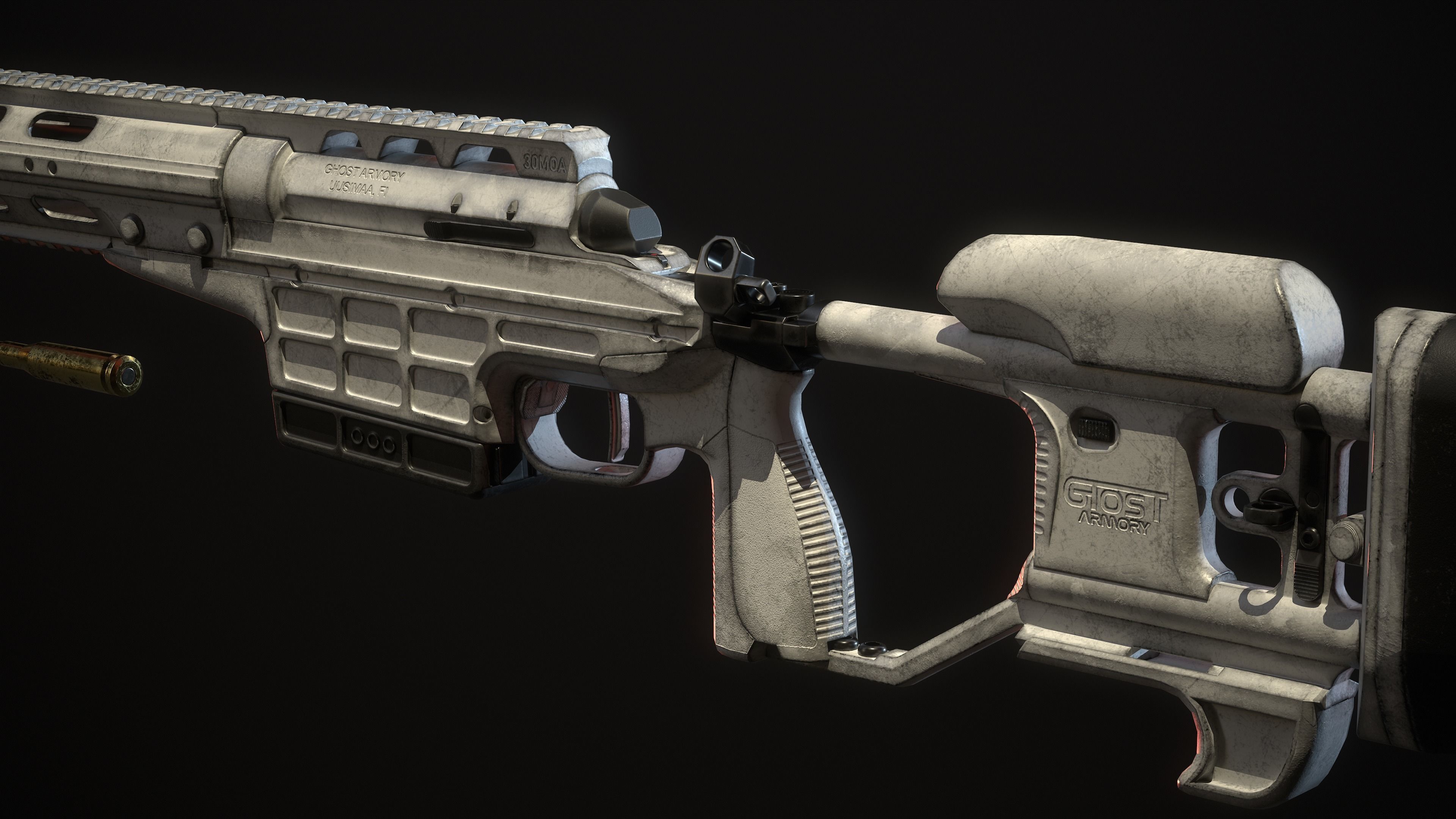 3D model Multi Caliber Sniper Rifle VR / AR / low-poly | CGTrader