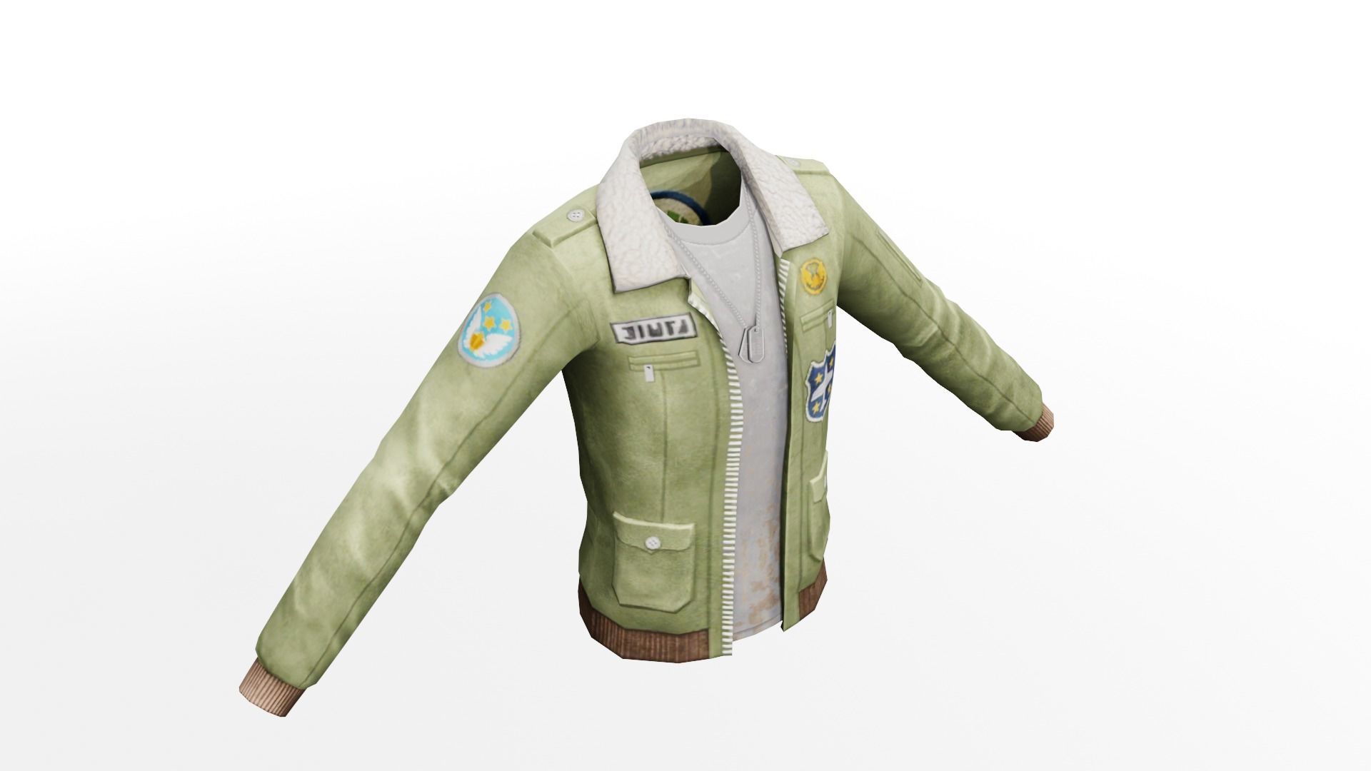 3D model Aviator Jacket 3D Models Collection VR / AR / low-poly | CGTrader
