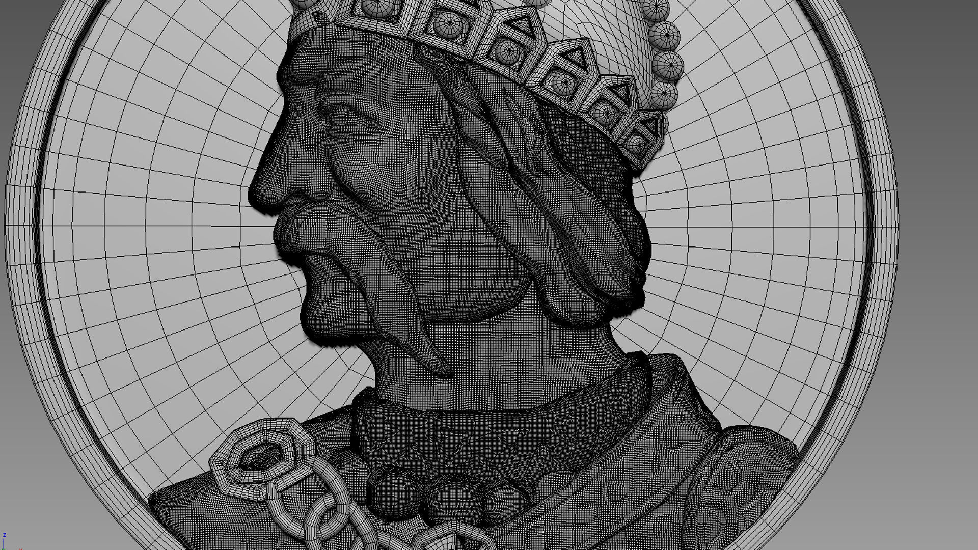 Coin Bas-Relief 3D model | CGTrader