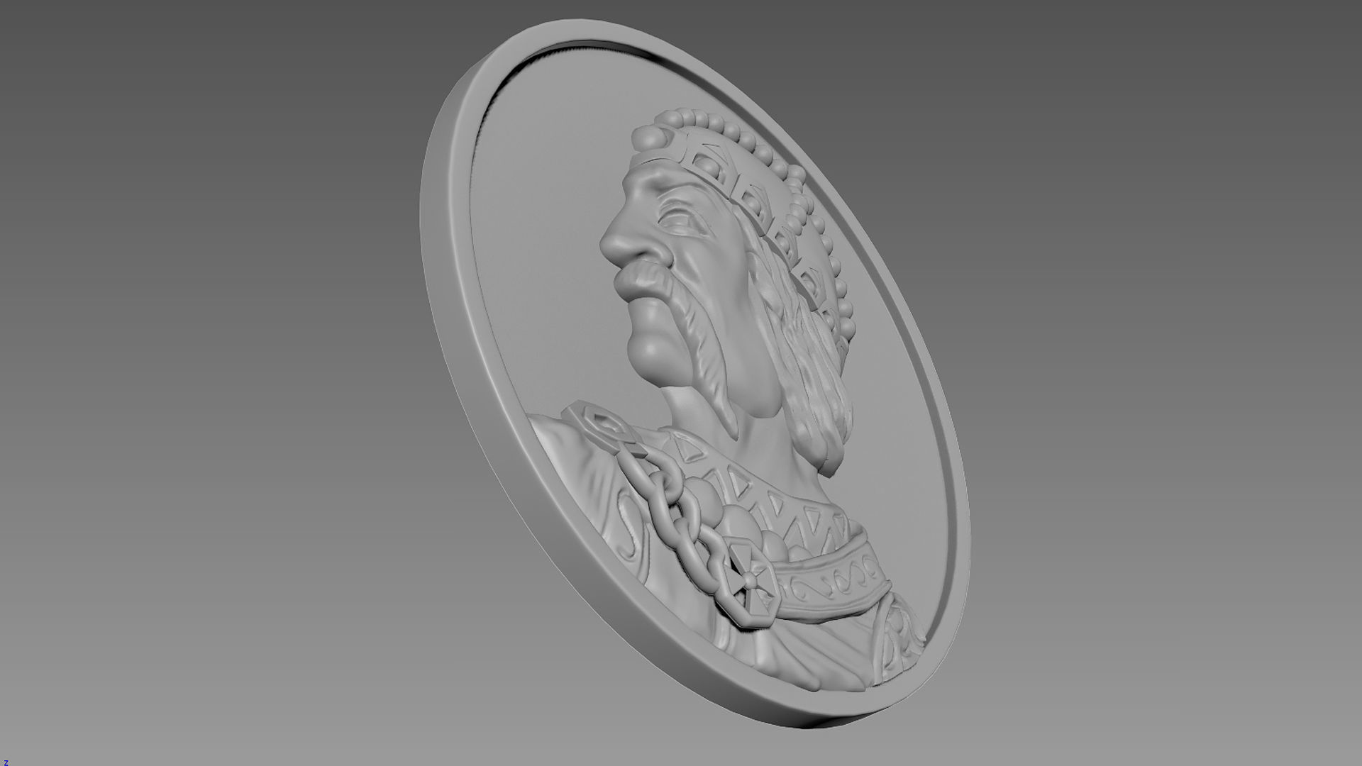 Coin Bas-Relief 3D model | CGTrader