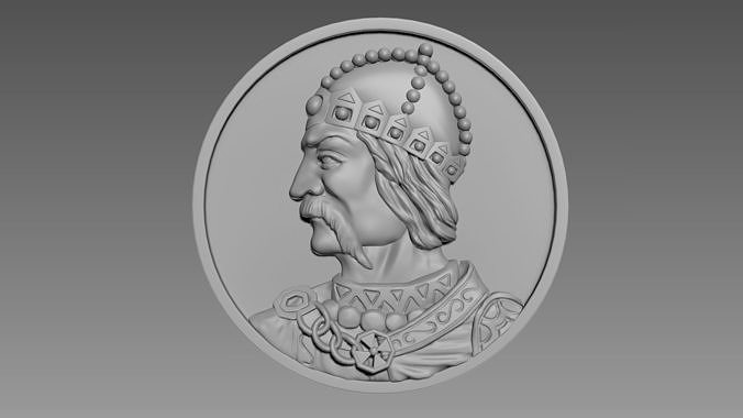 Coin Bas-Relief 3D model | CGTrader