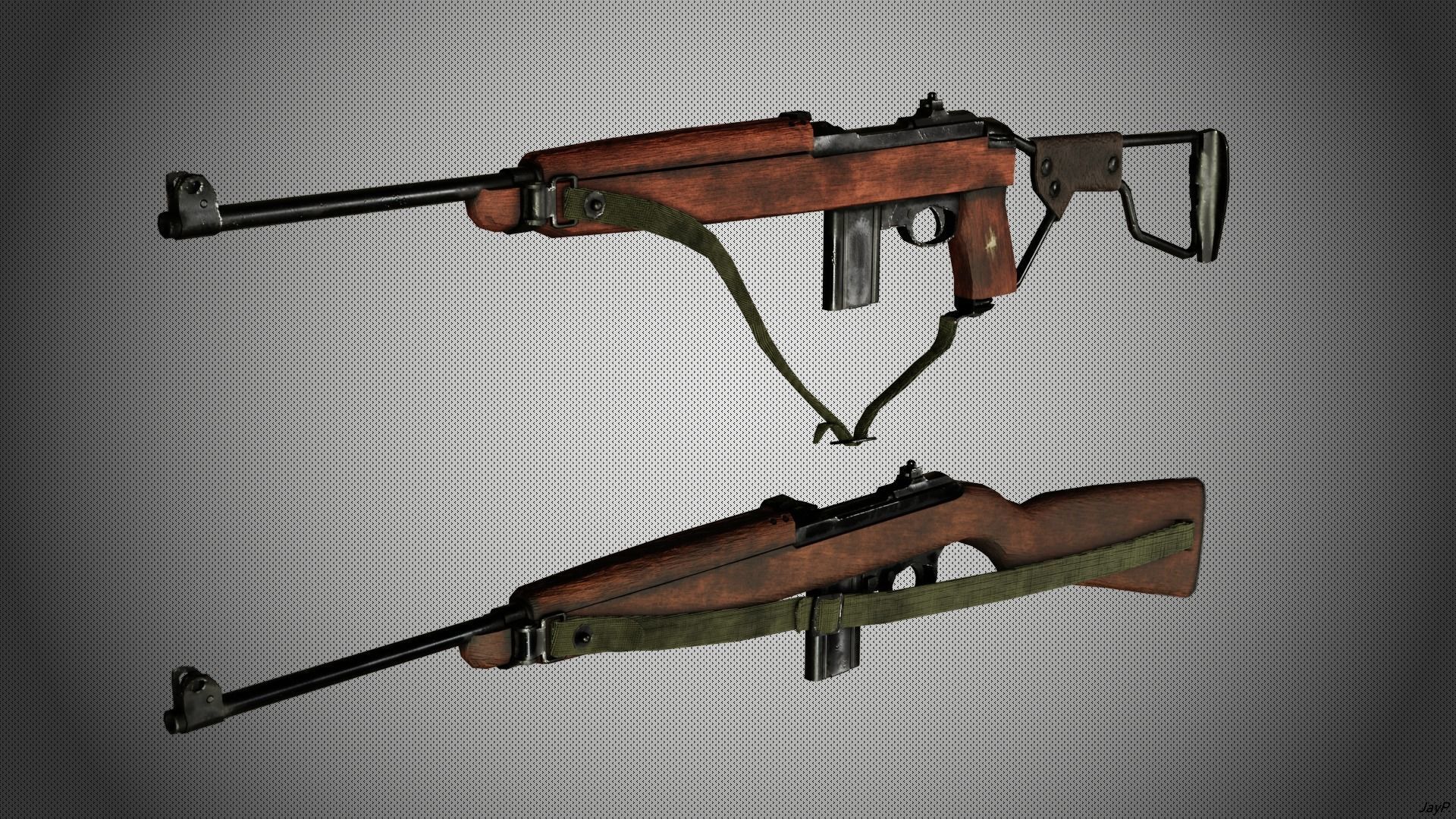3D model M1 and M1A1 Carbines VR / AR / low-poly | CGTrader