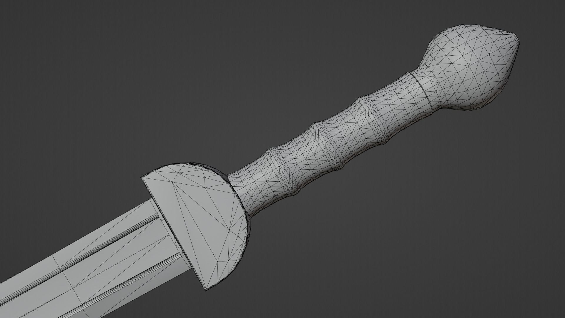 3D model Langsax sword with Gladius handle VR / AR / low-poly | CGTrader