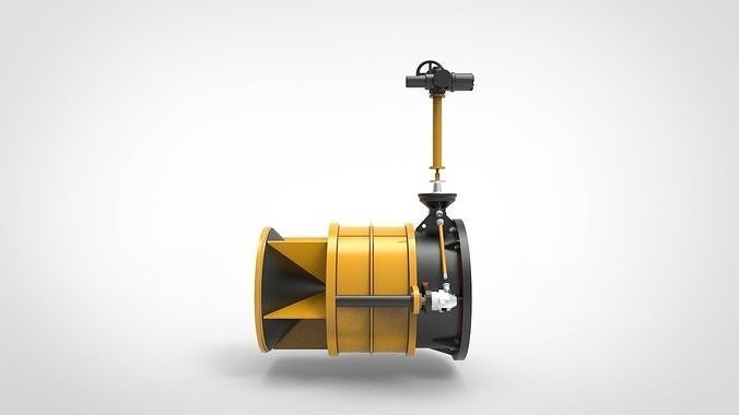 cone valve marine system 3D model | CGTrader