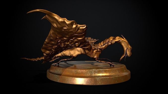 Dragon Statue 3d Print Model 3D model 3D printable | CGTrader