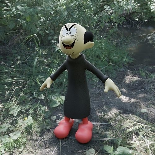 3D model Gargamel VR / AR / low-poly | CGTrader