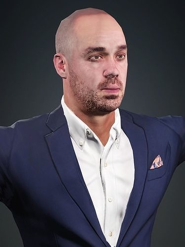 Rigged Blender Man-D 3D Model 3D model animated rigged | CGTrader