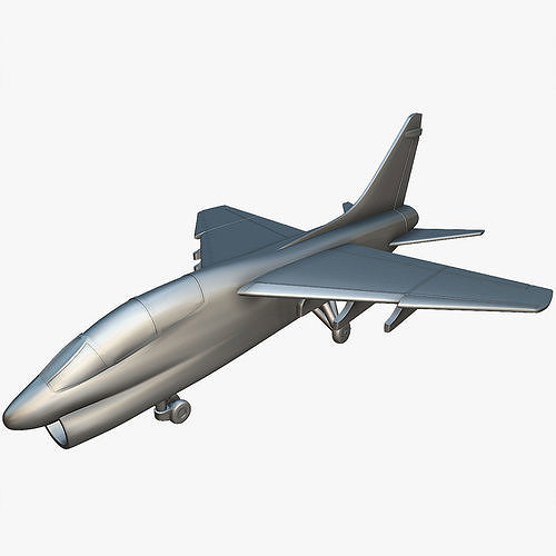Vought LTV TA-7C Corsair II - 3D Printable Model 3D model 3D printable ...
