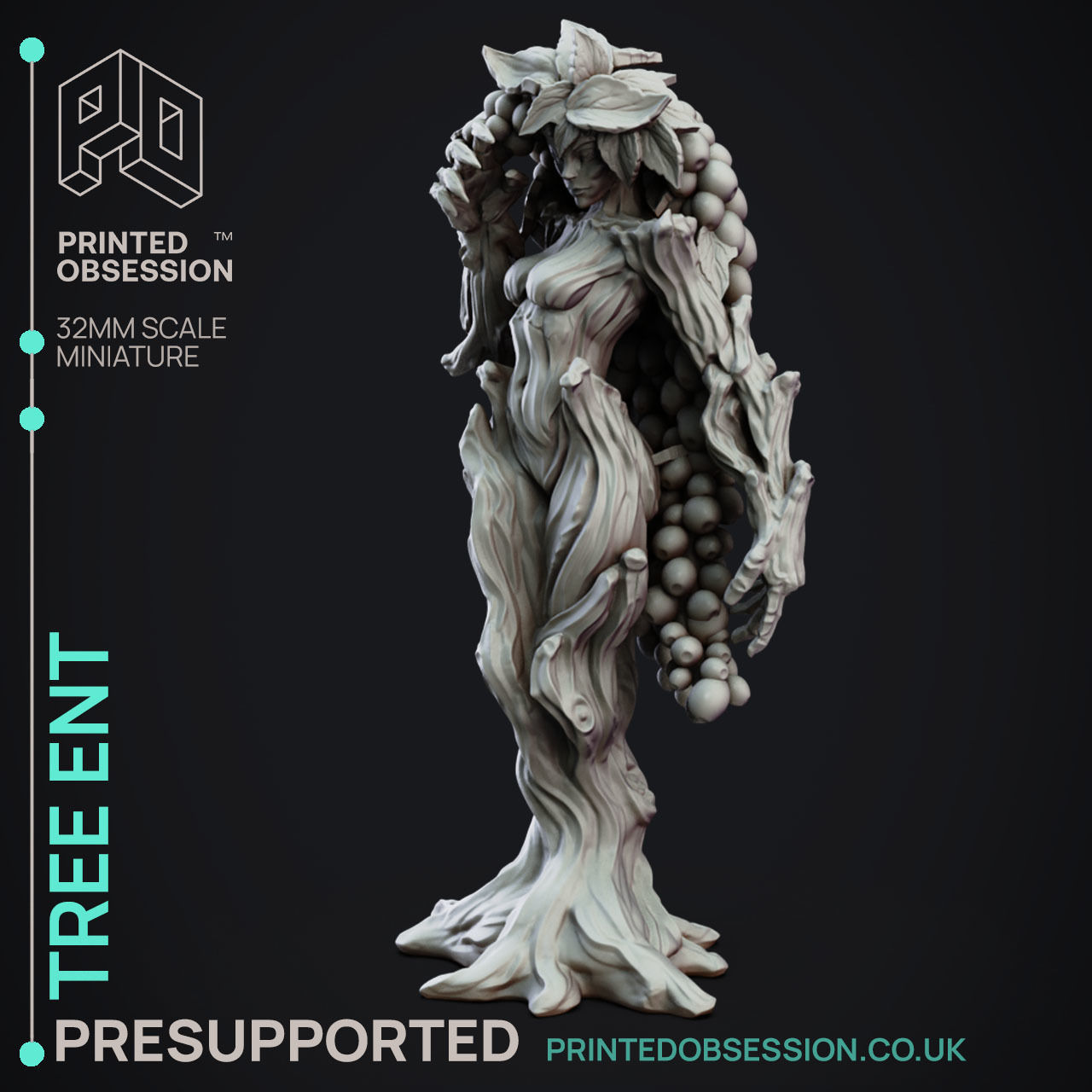 Tree Ent - 3D Printable TTRPG - PRESUPPORTED - 32mm Scale 3D model 3D ...