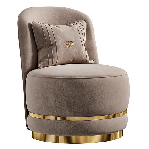 Perla Armchair by Elve Luxury 3D model | CGTrader