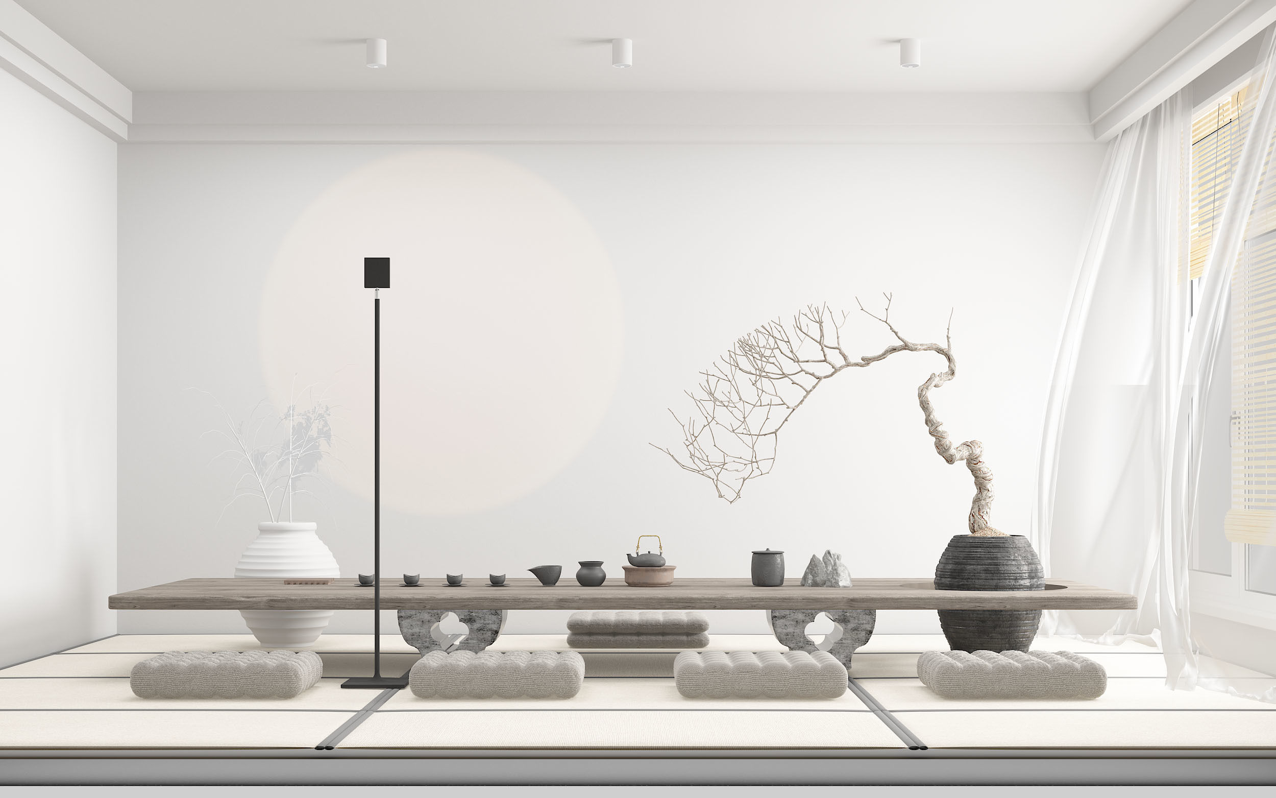 Japanese tea room 3D model | CGTrader