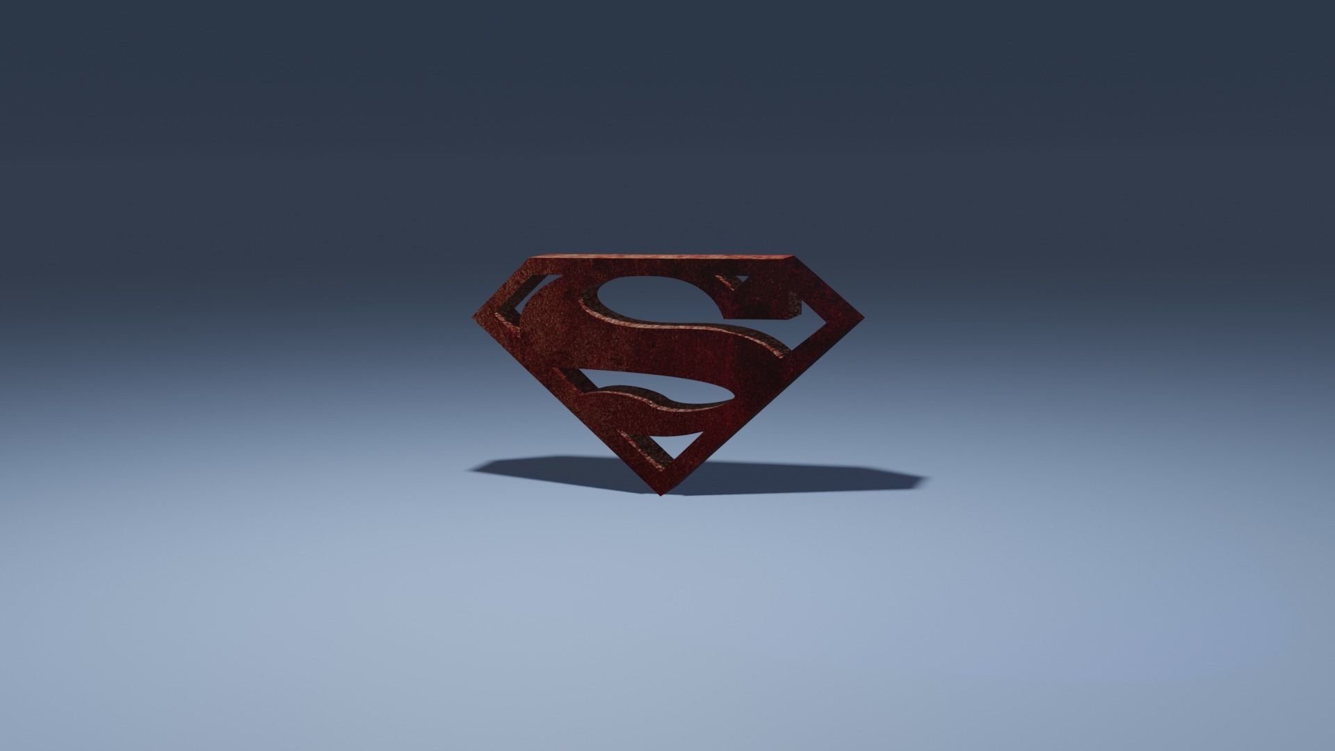3D model Superman logo VR / AR / low-poly | CGTrader