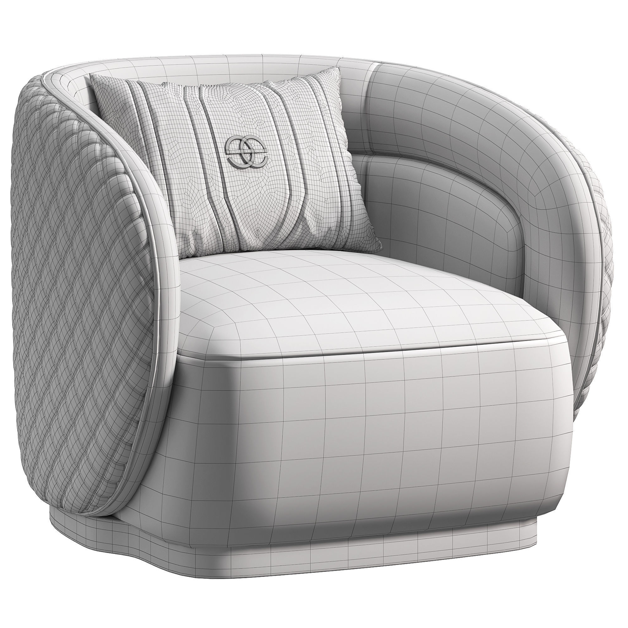 Velar Armchair By Elve Luxury 3D model | CGTrader