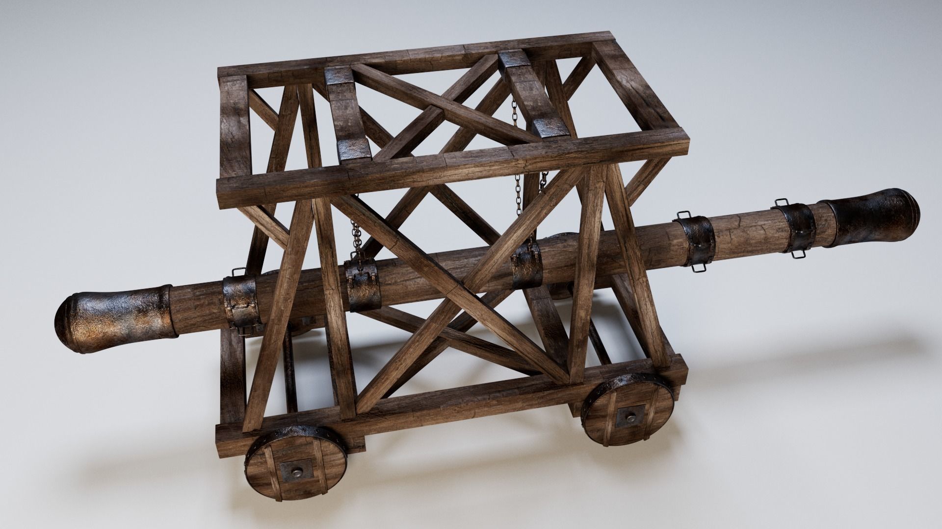 Medieval Battering Ram 3D model | CGTrader