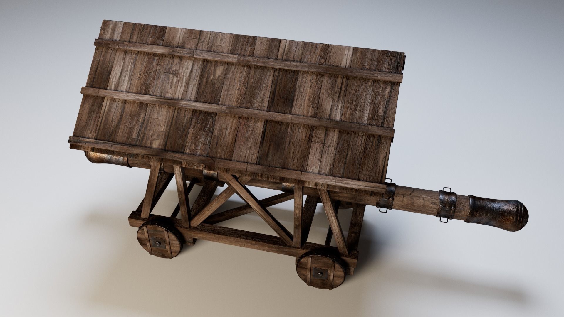 Medieval Battering Ram 3D model | CGTrader