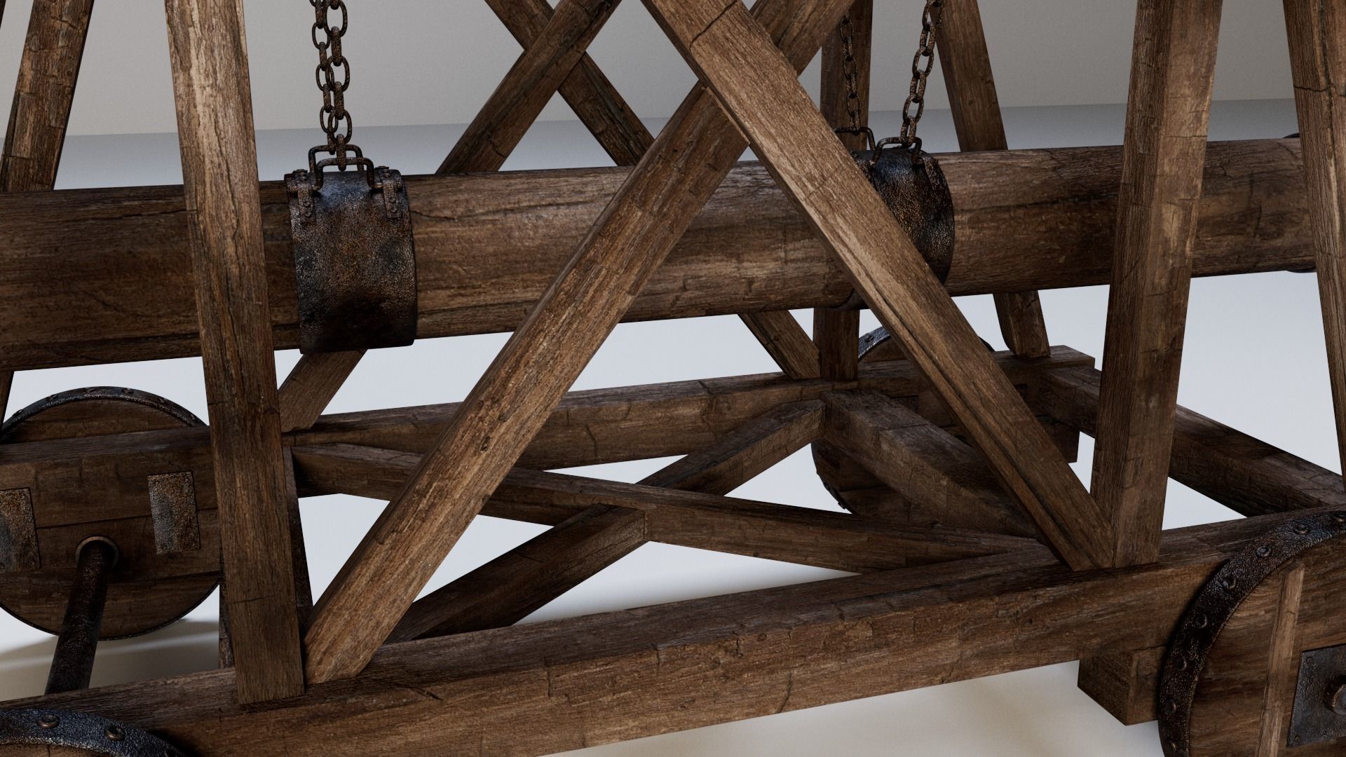 Medieval Battering Ram 3D model | CGTrader