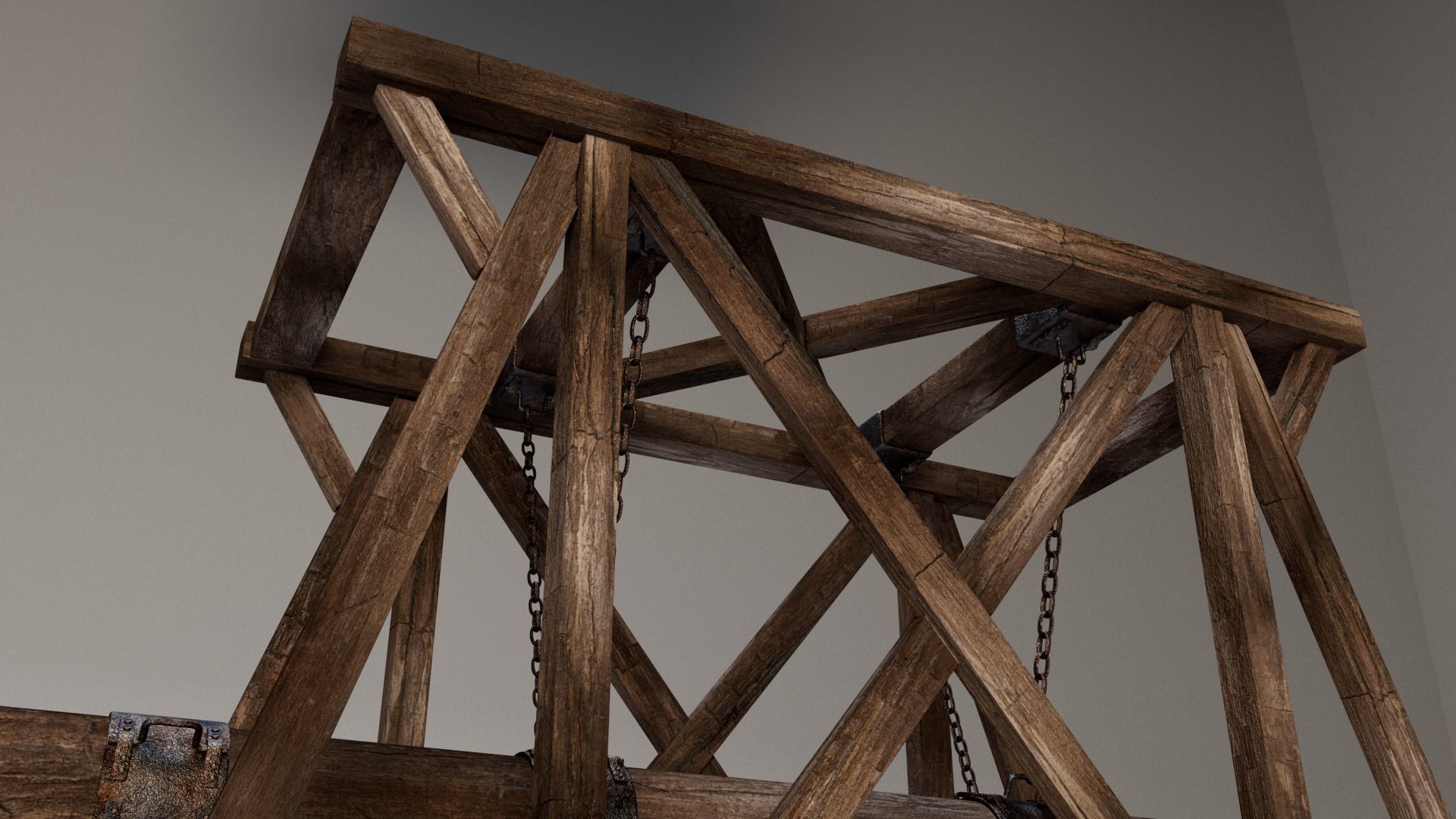 Medieval Battering Ram 3D model | CGTrader