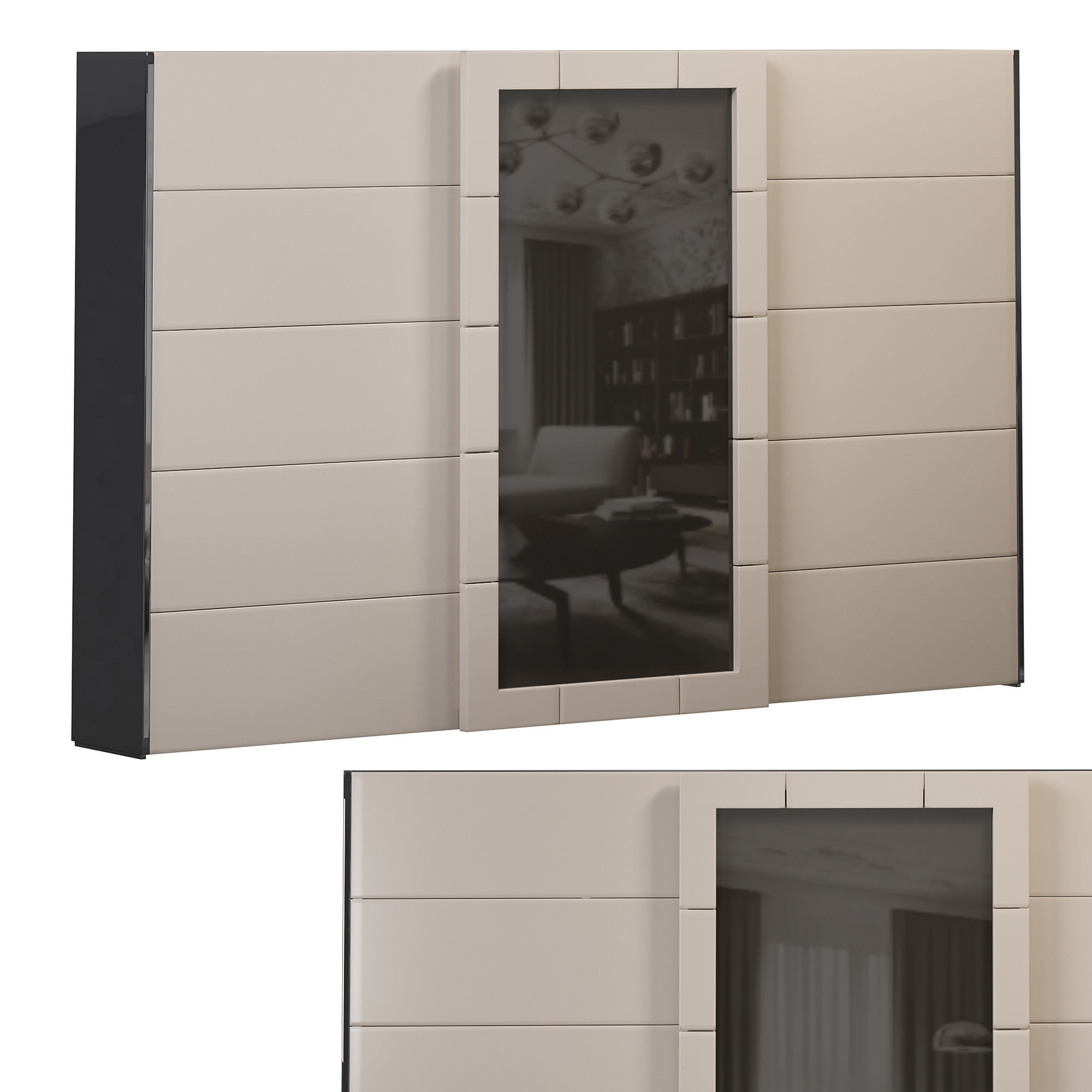 Carina wardrobe by Elvemobilya 3D model | CGTrader