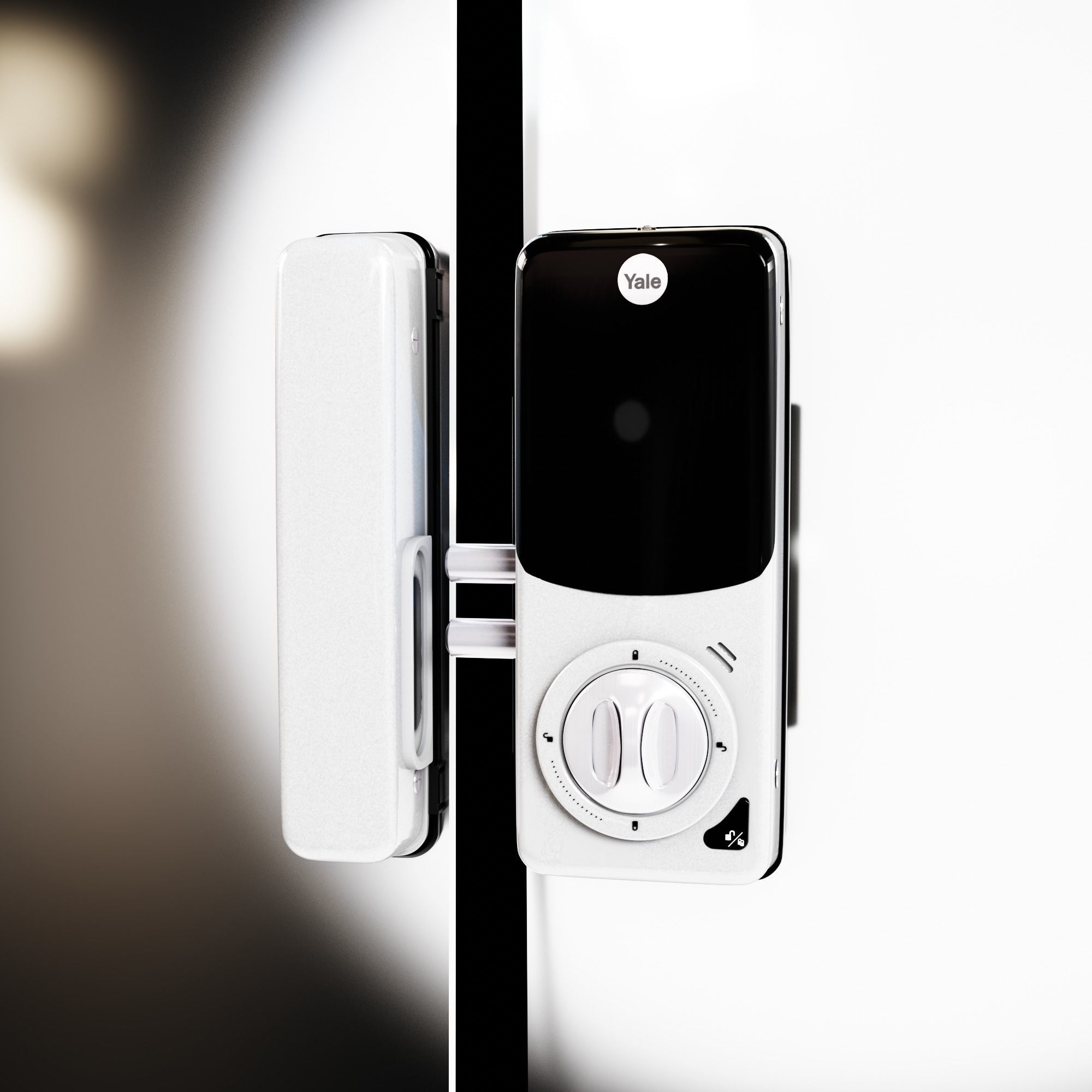 3D model Large Digital Door Lock Low-poly 3D model YDG413A VR / AR ...