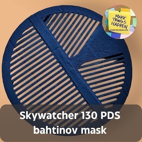 BAHTINOV MASK FOR SKYWATCHER 130 PDS free 3D model 3D printable | CGTrader