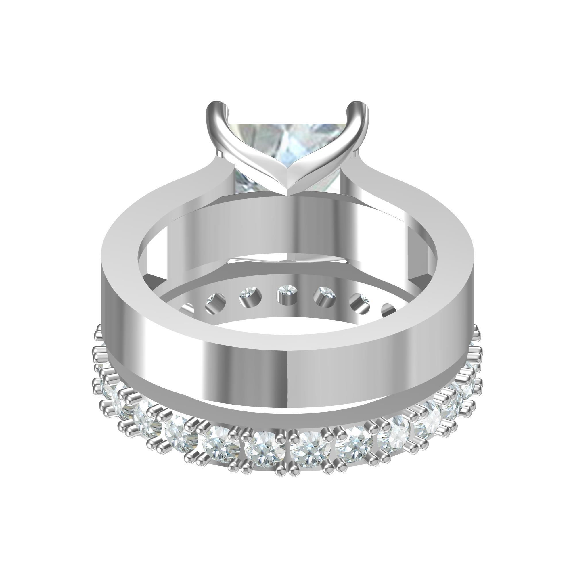 Wedding Ring 3D model 3D printable | CGTrader