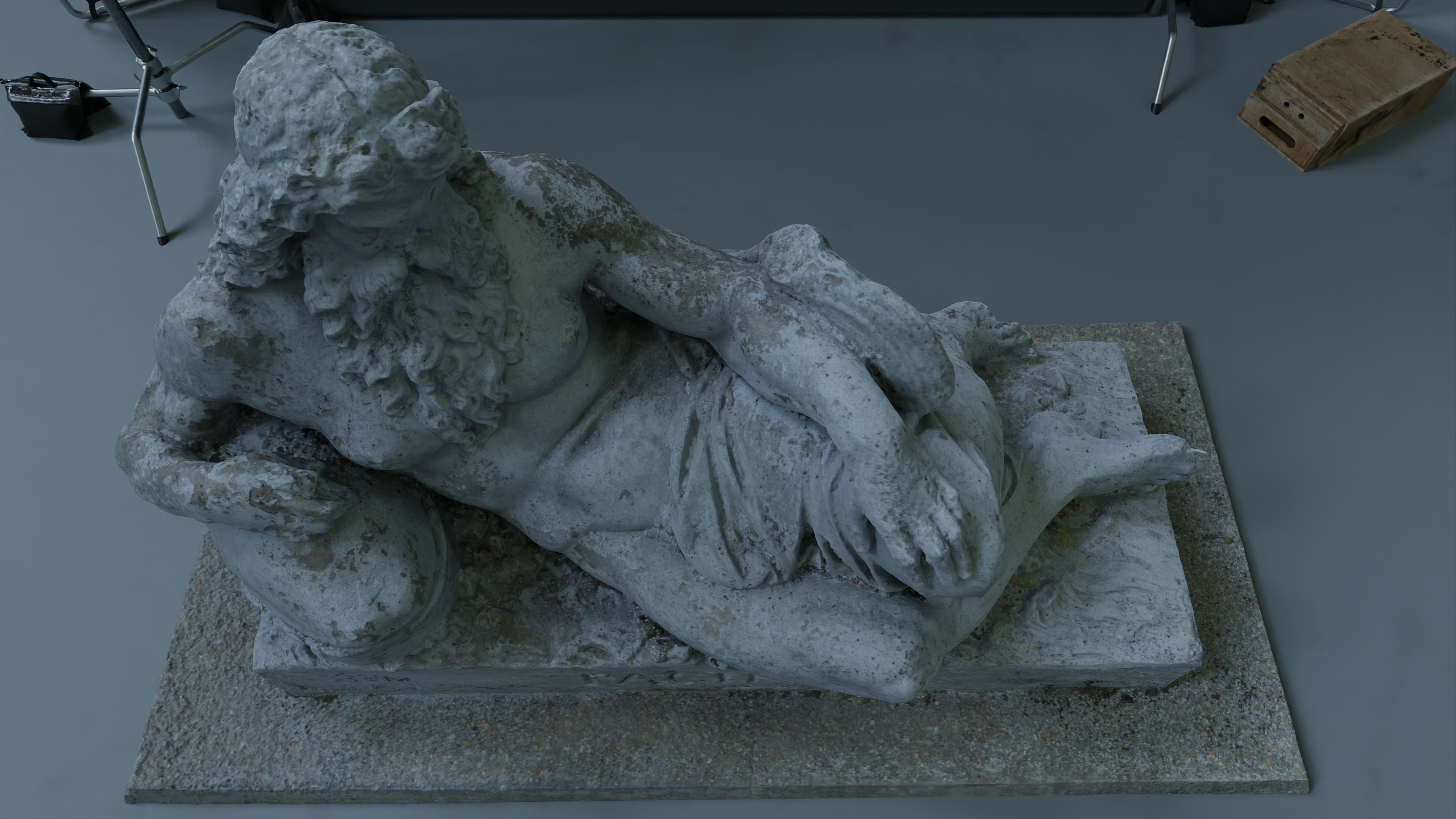 3D model Photogrammetry Pacific God Statue VR / AR / low-poly | CGTrader